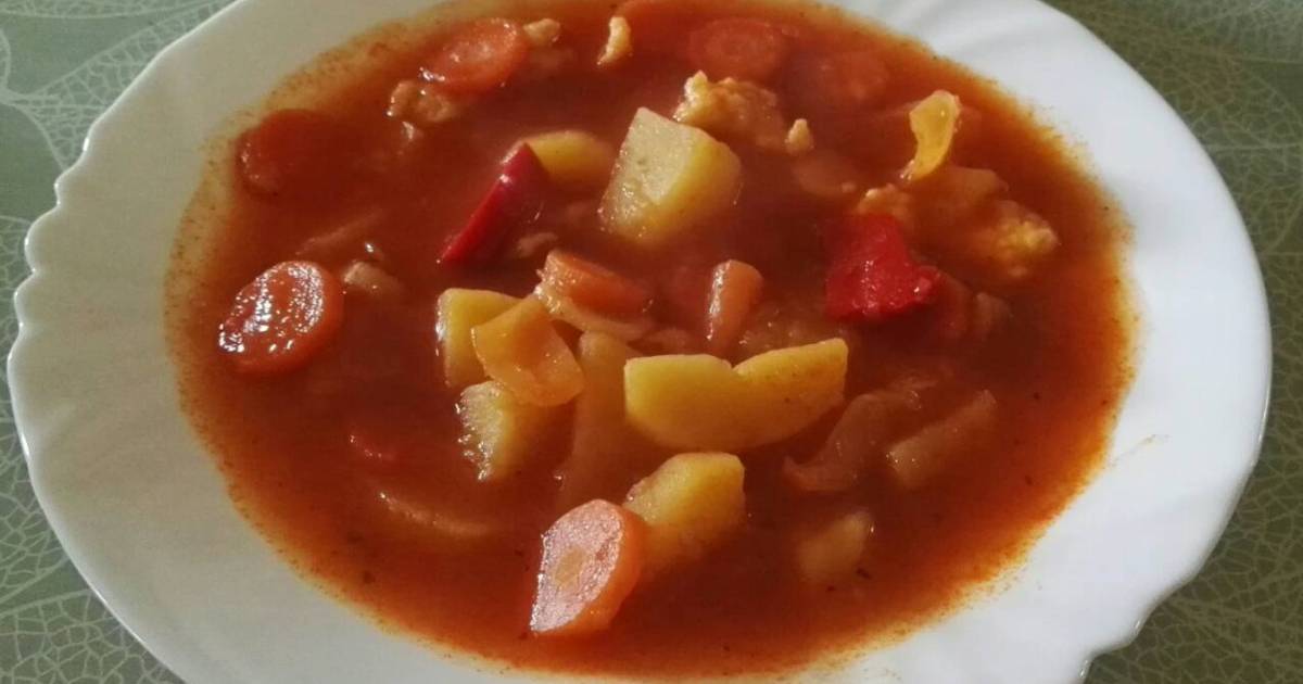 Hamis gulyásleves recept - 15 recept - Cookpad receptek