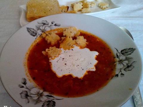 Paradicsom krémleves | Kata Vinczéné receptje - Cookpad receptek