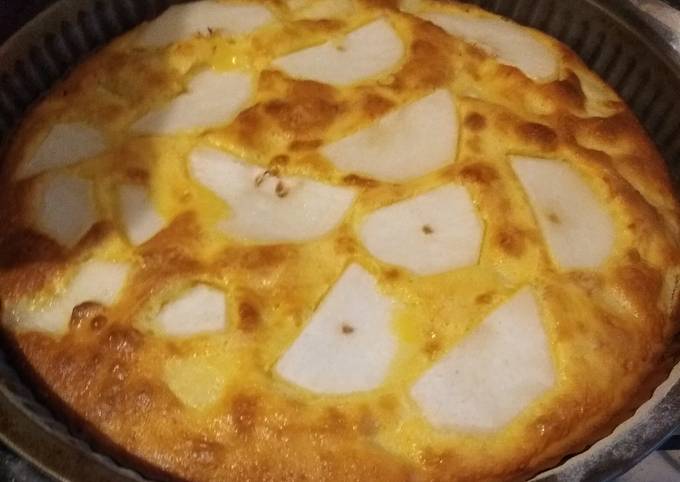 Torta de pera Receta de Ivi- Cookpad