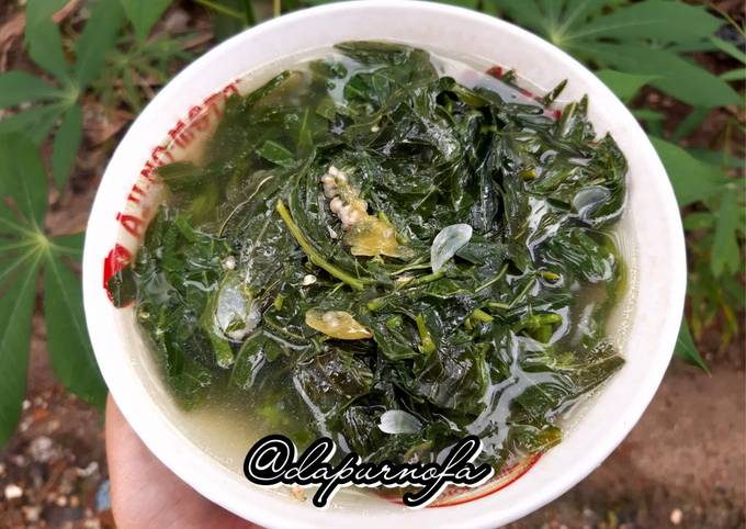 Resep 04. Sayur Bening Daun Singkong oleh Dapur Nofa - Cookpad