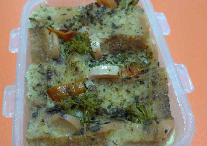 Resep Puding Roti Gandum Gurih oleh Rizkiyah Ristianty - Cookpad