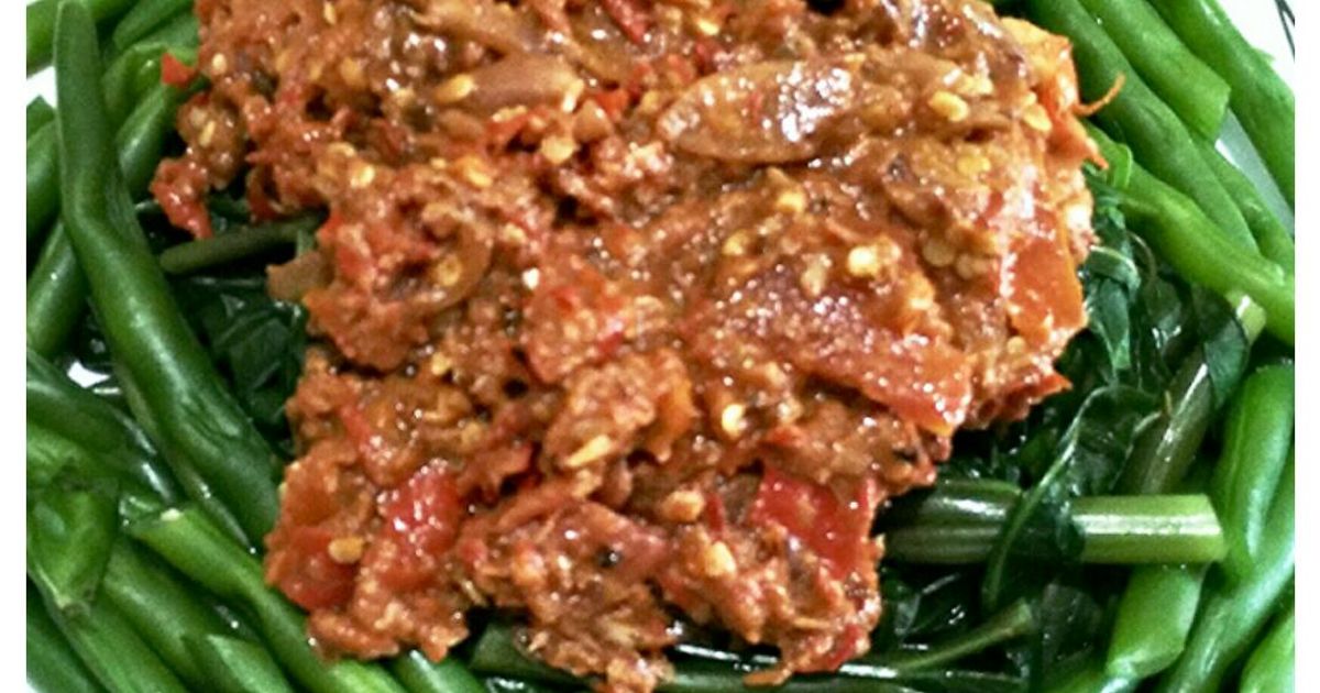 Resep Plecing Kangkung Buncis oleh Dian Arisa - Cookpad