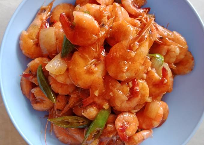 Resep Udang Saos Inggris oleh julia - Cookpad