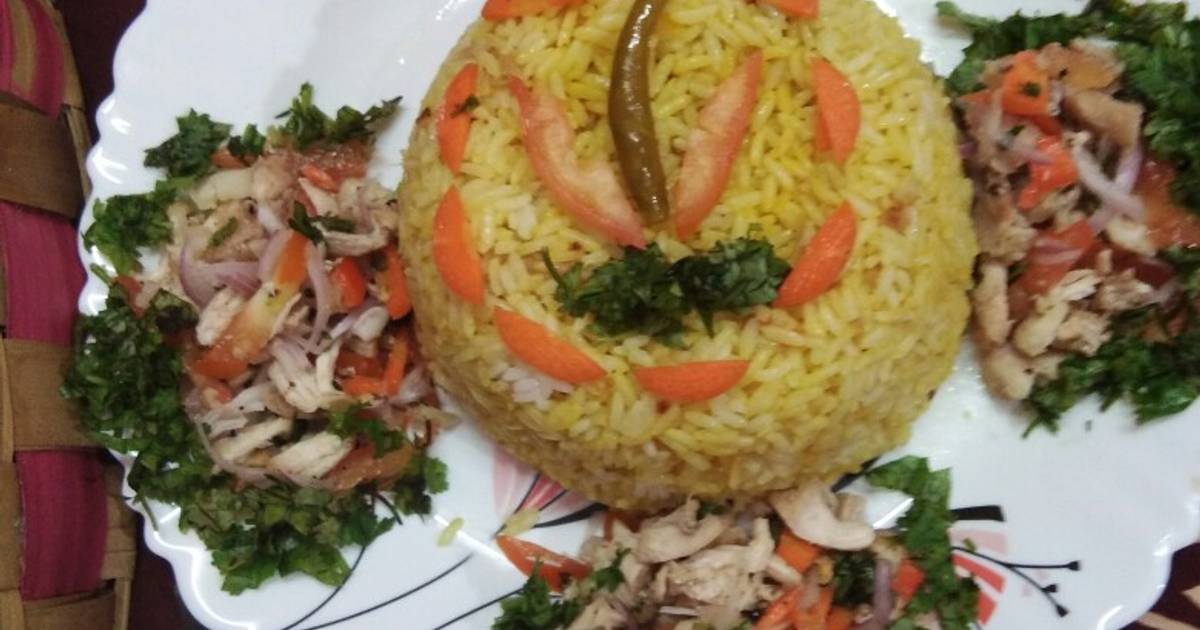Zado Rice(Chicken Rice) Recipe by Mousumi Bhattacharjee - Cookpad