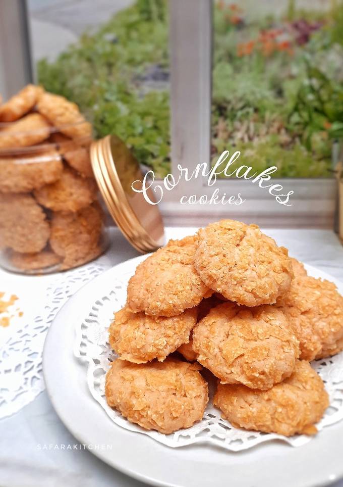 Resep Cornflakes Cookies 🌽 oleh safarazkitchen 🍃🍊🍒 - Cookpad