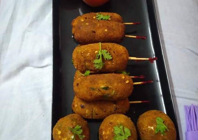 Veg cheese kebab Recipe by Manu Bulchandani - Cookpad
