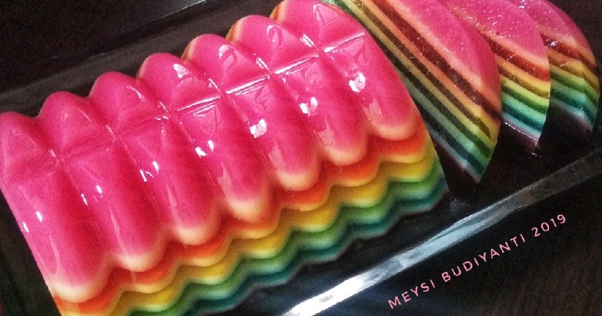Resep Agar2 Pelangi oleh Meysi Budiyanti - Cookpad