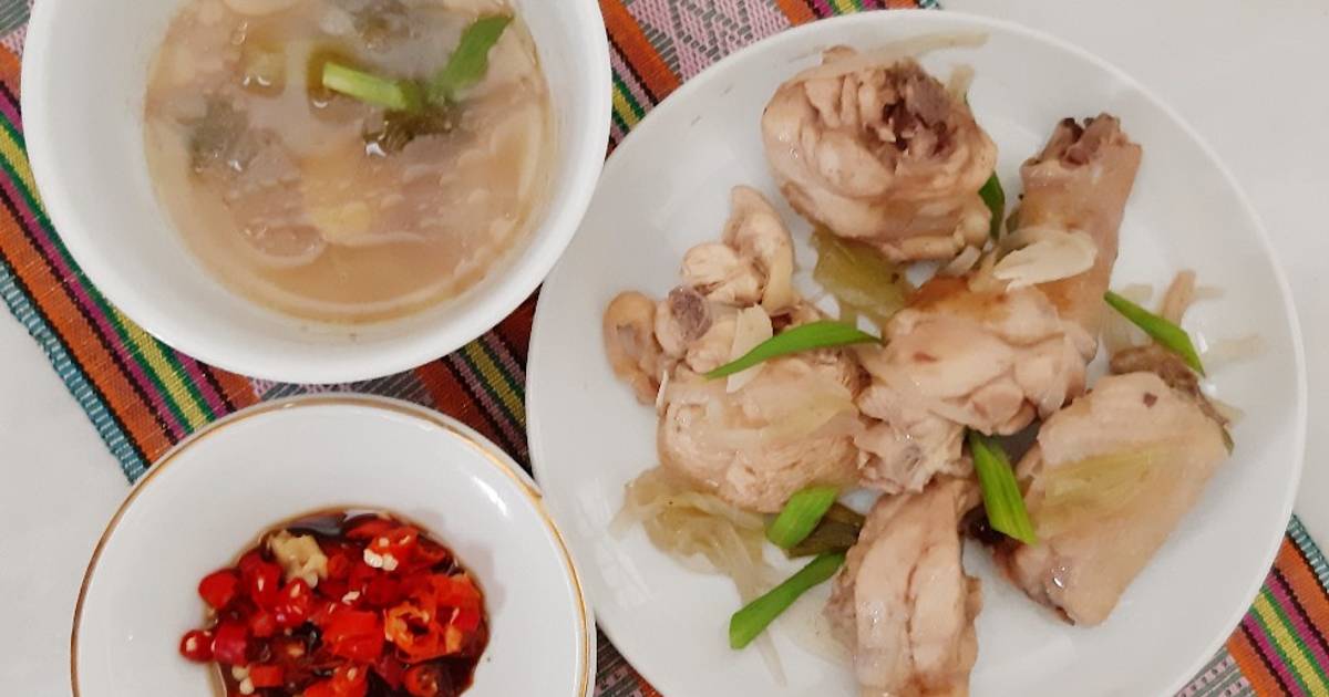 2.518 resep ayam tim kuah enak dan mudah - Cookpad