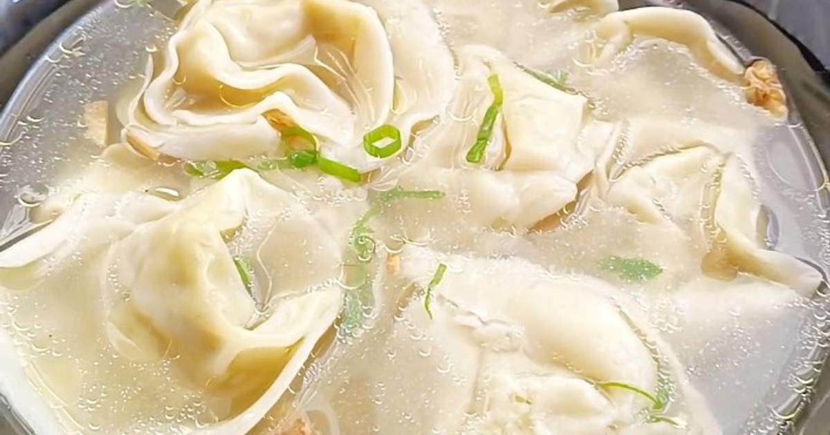 Resep 176. SUP PANGSIT AYAM & SAYURAN | WONTON SOUP oleh Fransiska ...