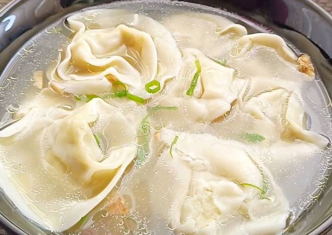 Resep 176. SUP PANGSIT AYAM & SAYURAN | WONTON SOUP oleh Fransiska ...