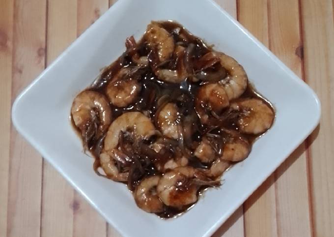Resep Udang lada hitam oleh Ani Brilian - Cookpad