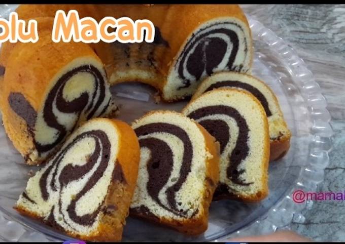 Resep Bolu macan khas bangka | Marmer cake oleh Mamakzikra - Cookpad