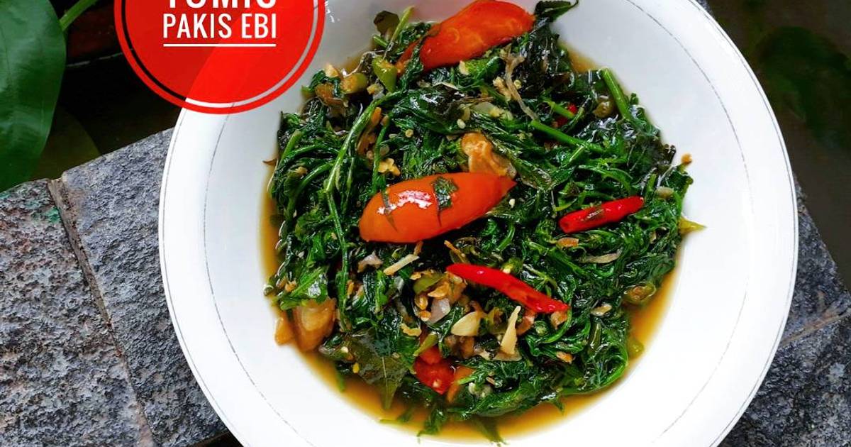 Resep Tumis Pakis Ebi oleh Merie Prayatna Mazrial - Cookpad