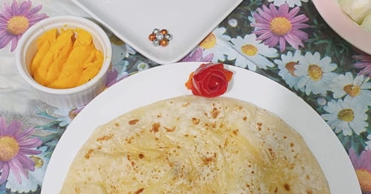 Daal Bhari Roti With Mango Lassi Recipe by Areeba Masroor - Cookpad