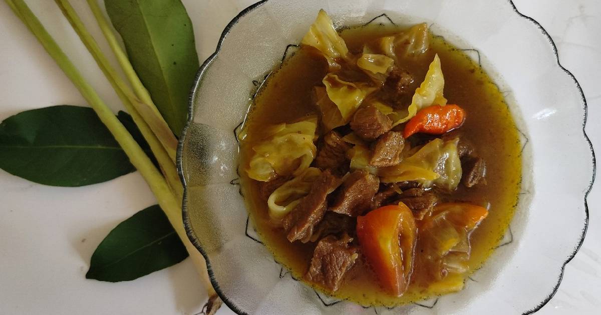 Resep Tongseng daging sapi bumbu instan oleh Mommy Nya Fathzhie - Cookpad