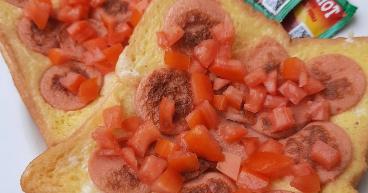 Resep Roti Panggang Telur Sosis Oleh Ayu Paramitha Cookpad