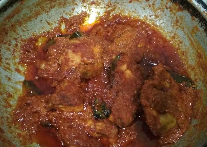 Resep Rendang ayam oleh Febrica - Cookpad