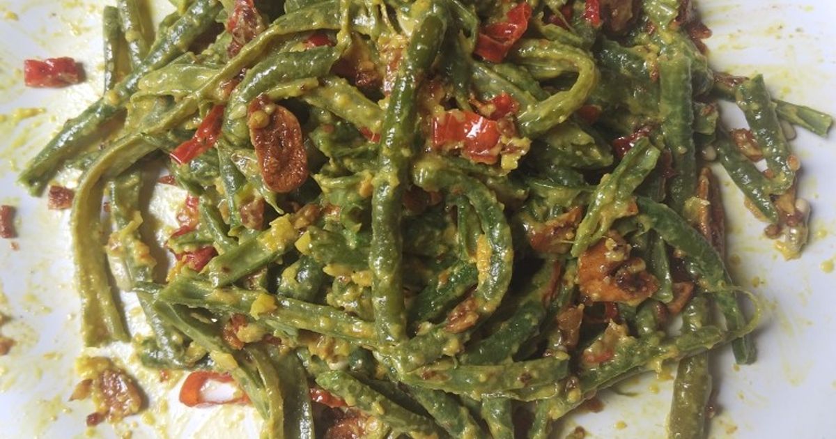 Resep Sayur Bejek Kacang Panjang oleh Dhelly - Cookpad