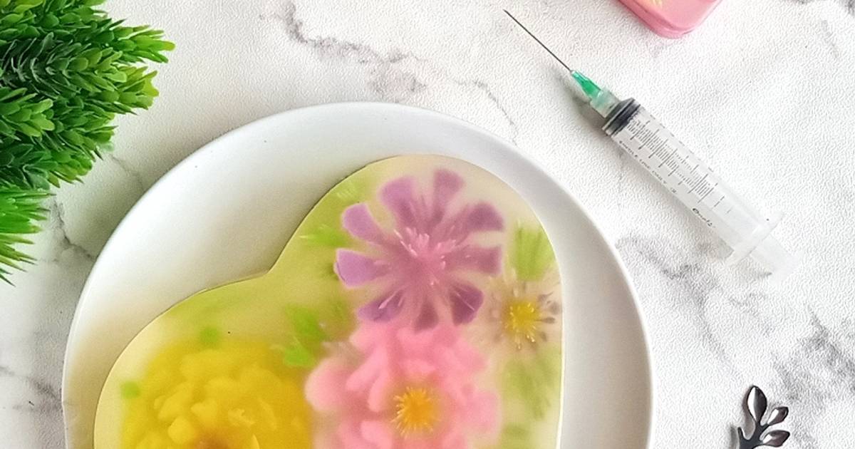Resep Jelly Art (tanpa tools) oleh Ummu Alfard - Cookpad