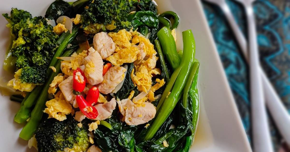 Resep Tumisan Sawi Simple oleh Amanda Garden To Table - Cookpad