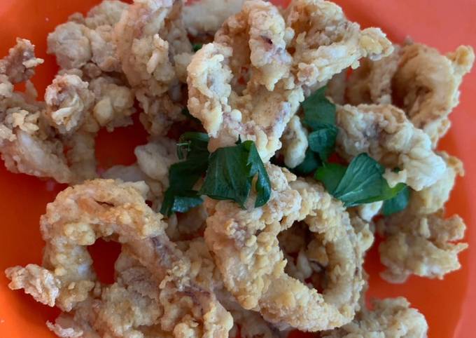 Resep Cumi crispy oleh yuly - Cookpad