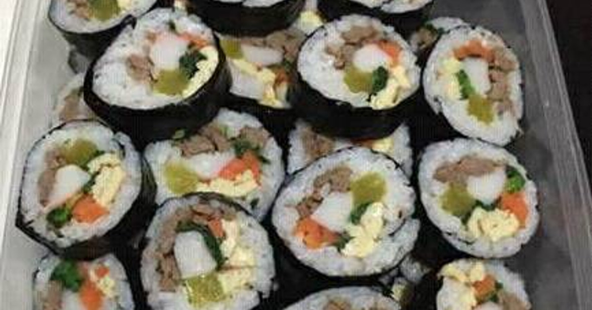 Resep Korean Gimbab (Sushi Korea) oleh Nugrahayu Dewanti - Cookpad