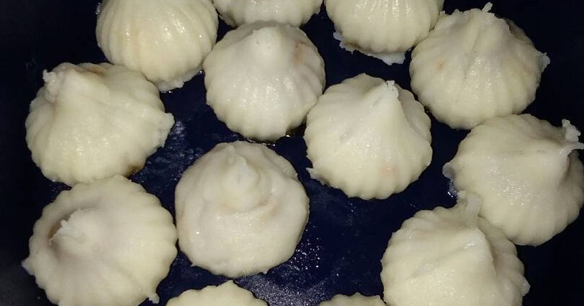 Steamed Rice Modak Recipe by Abhilasha Gupta - Cookpad