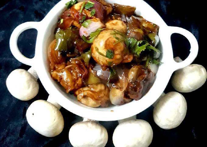Chilli Mushroom Recipe by Harminder Kaur Sethi - Cookpad