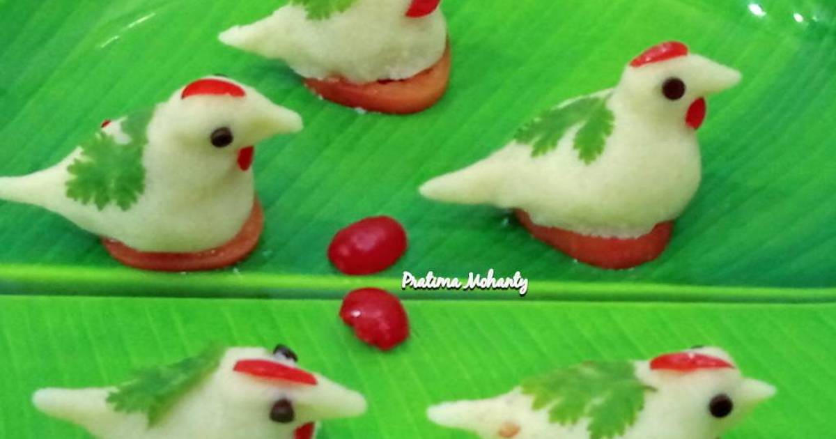 Sweet Semolina Birds Recipe by Pratima Mohanty - Cookpad