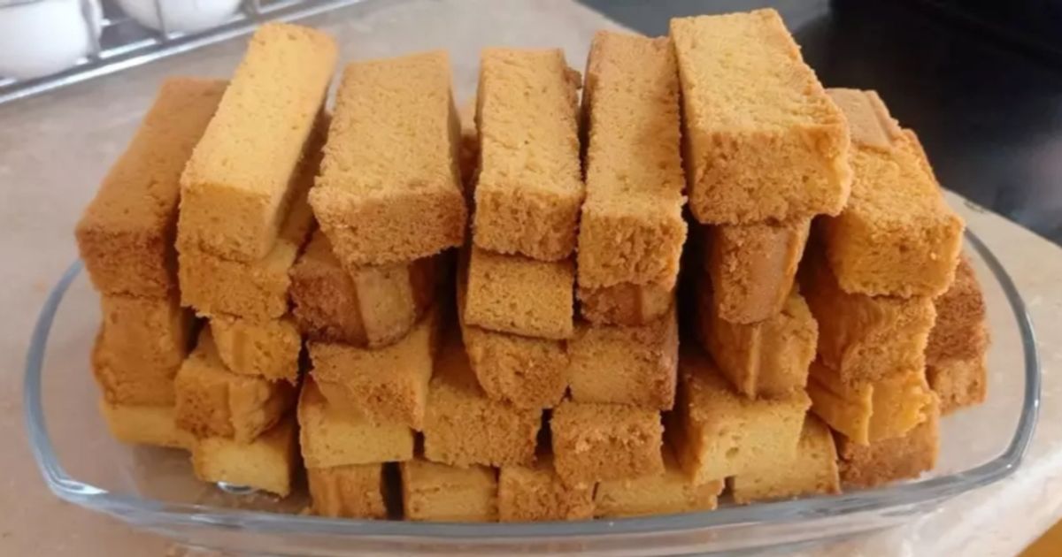 Homemade Cake Rusk 😍😍 Recipe by Umme Ahmad - Cookpad