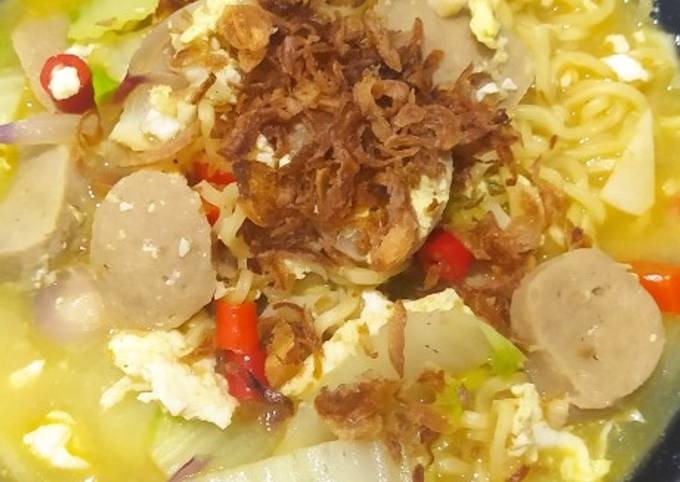 Resep Mie Rebus Komplit oleh Citra Amalia - Cookpad