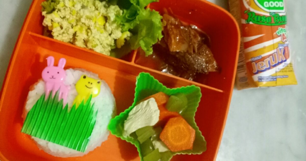 Resep Bento Orange 3 Menu oleh Bubu Muthia - Cookpad