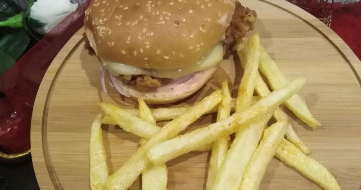 Kentucky Fried Chicken Burger Recipe by Umbreen Musa - Cookpad