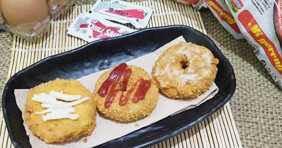 Resep Donat Indomie 🥯 oleh Tata My Beloved - Cookpad