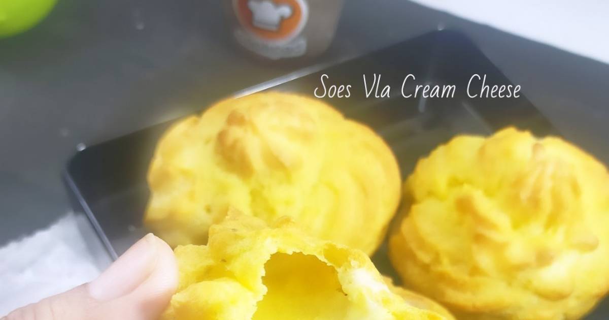 Resep Soes Vla Cream Cheese oleh Chiensyn Kuliner - Cookpad