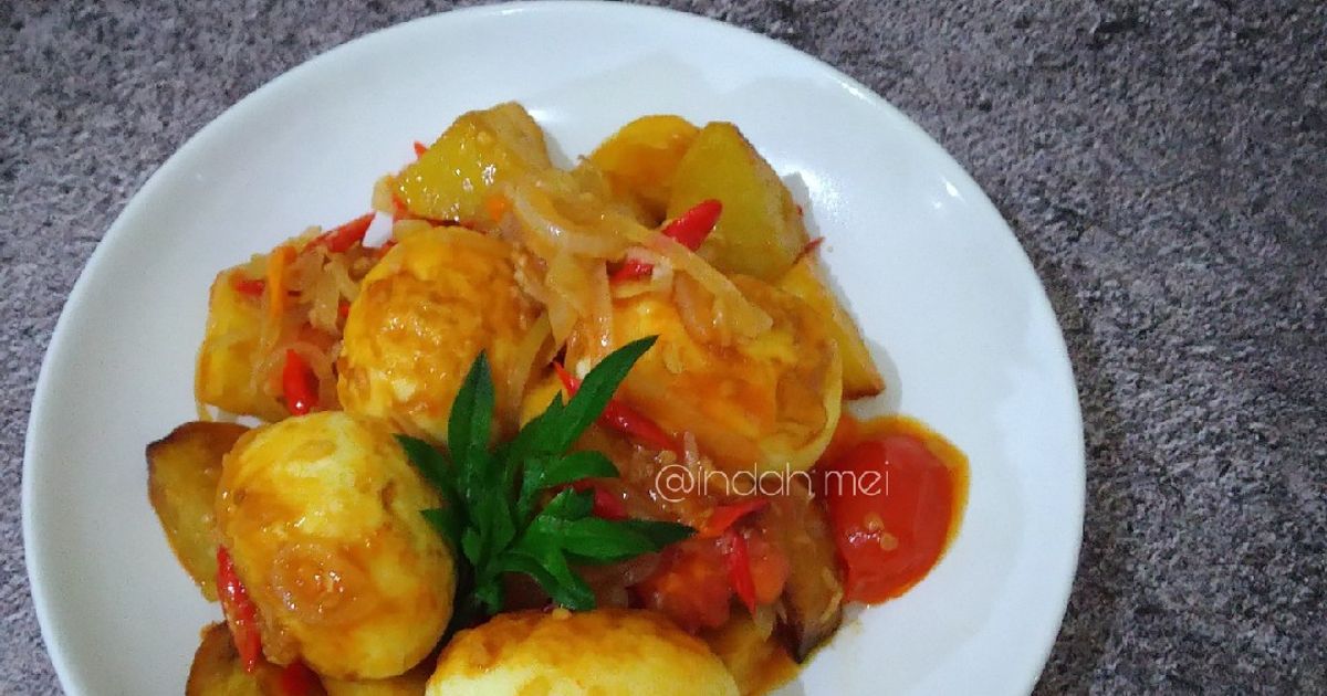 Resep telur kentang masak rumahan enak dan mudah - Cookpad