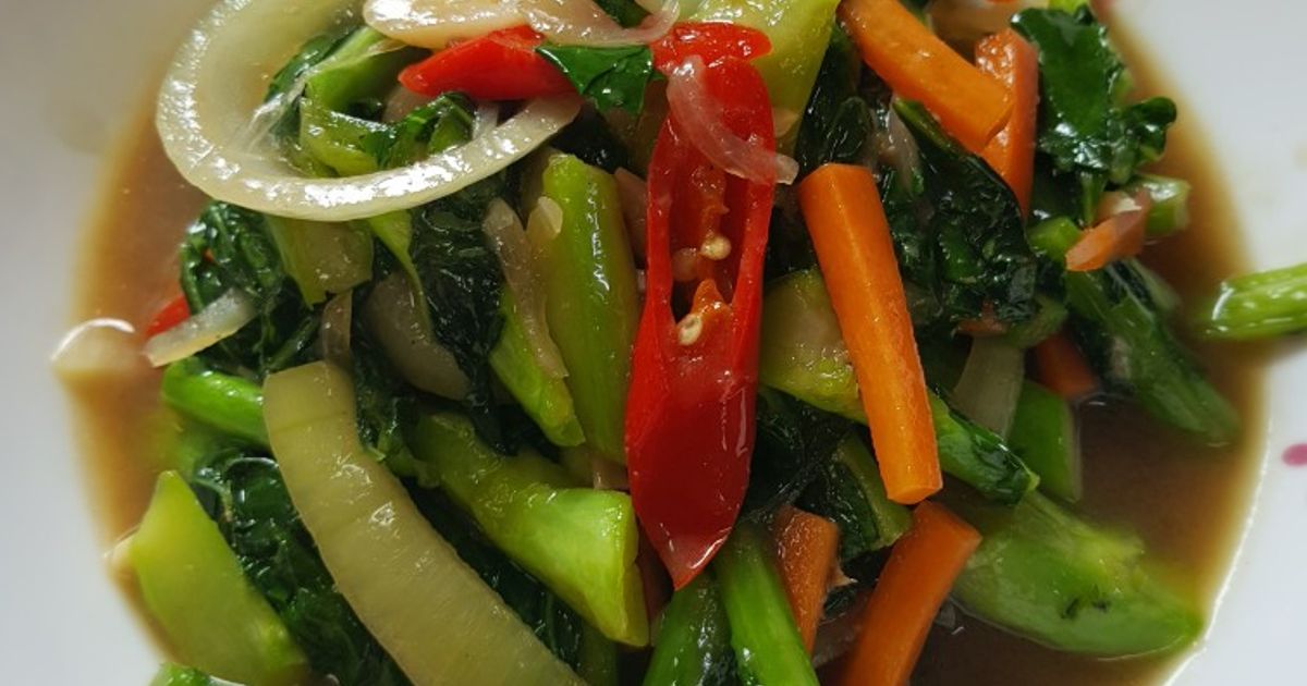 Resipi Sayur Kailan Ikan Masin Anak Menakan oleh Yasir_chad - Cookpad