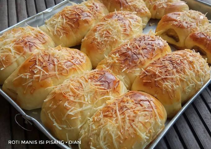 Resep Roti manis isi pisang oleh Dian Rosdiana Lanesa - Cookpad