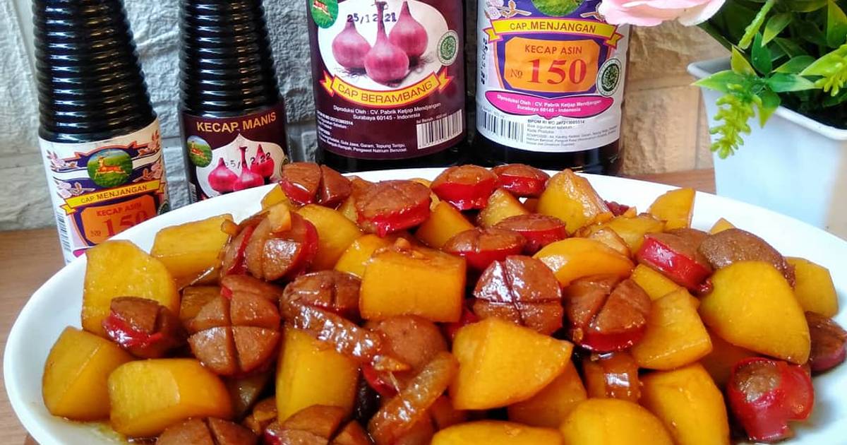 Resep Kentang sosis masak kecap oleh Susan Mellyani - Cookpad