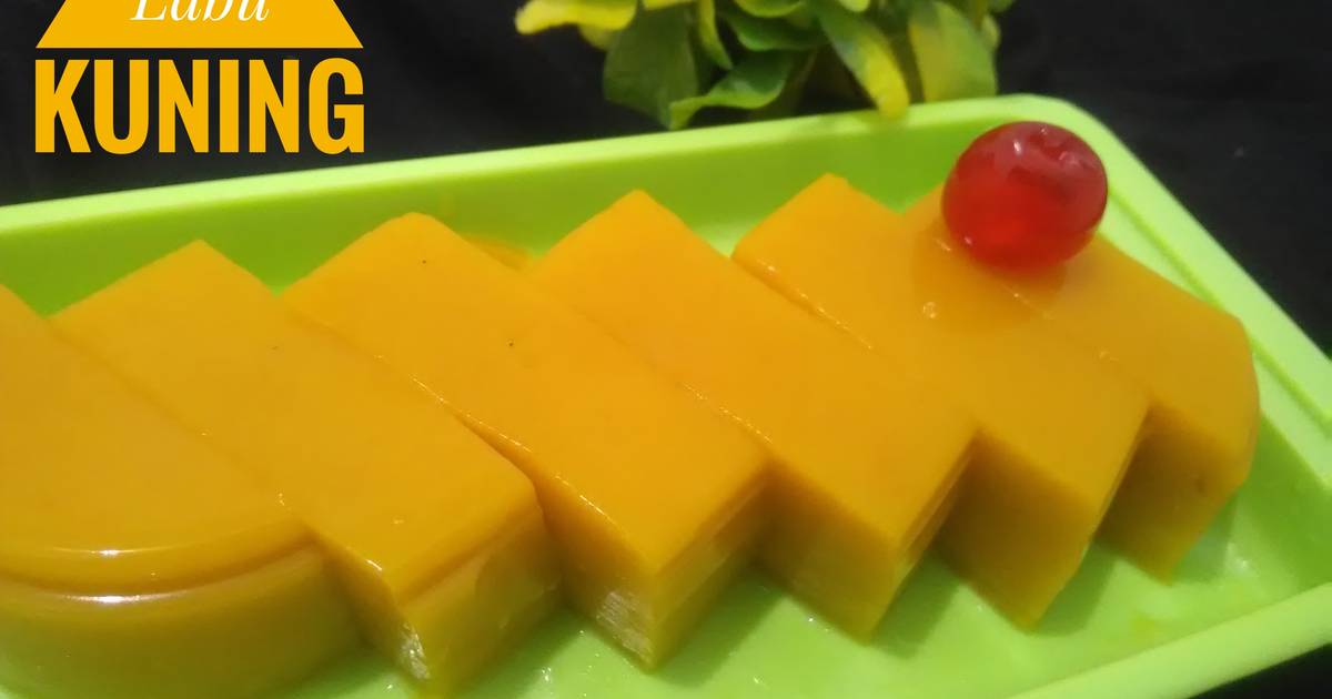 Resep Pudding Waluh Labu Kuning #rabubaru oleh Alqissya - Cookpad