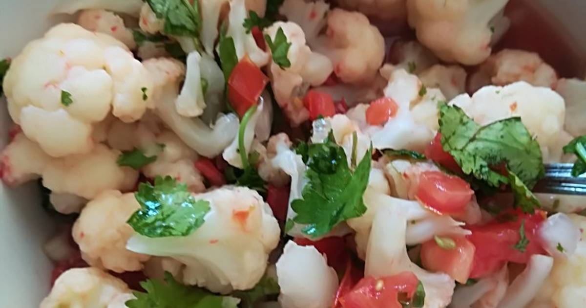 Ceviche de coliflor.ॐ Receta de María Carmen - Cookpad