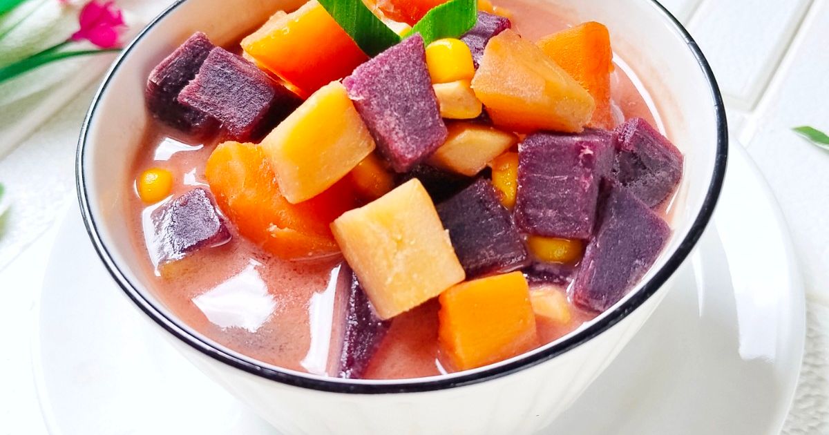 Resep kolak ubi ungu dan ubi orange rumahan enak dan mudah - Cookpad