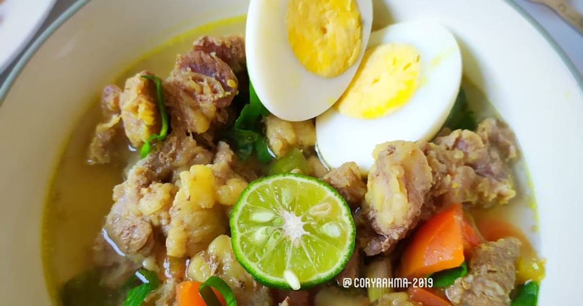 Resep Soto Daging Lamongan oleh Cory Rahmaniah - Cookpad