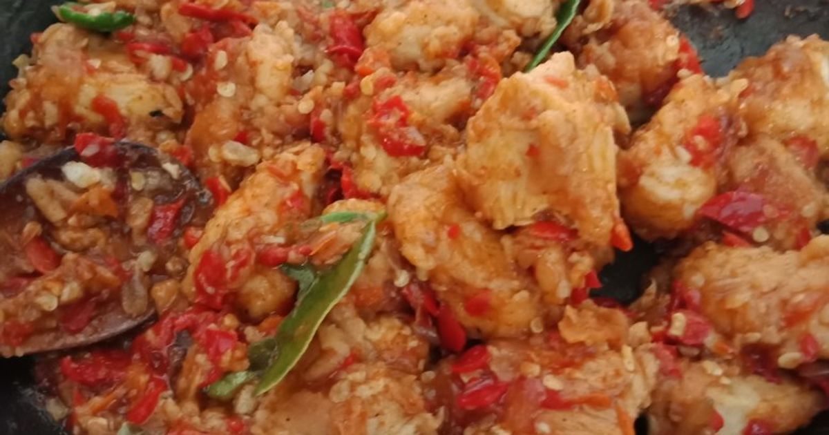 Resep Ayam Popcorn Balado oleh Mentari Rizki Amelia - Cookpad