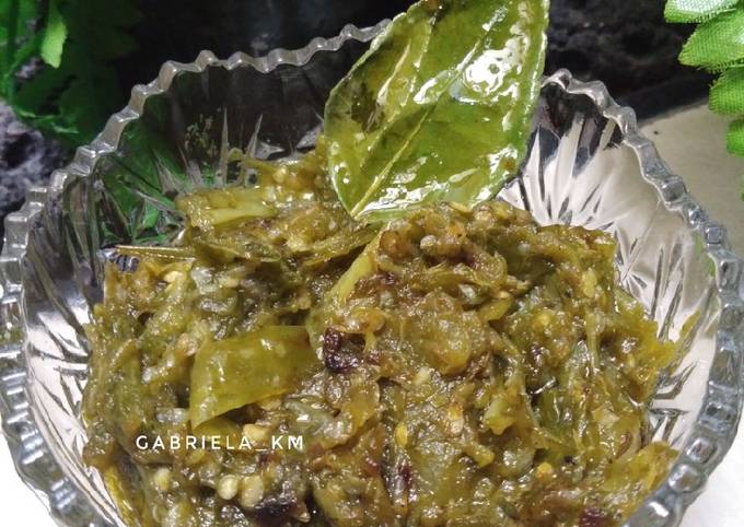 Resep Sambal Ijo Padang oleh Gabriela Katya Milanda - Cookpad