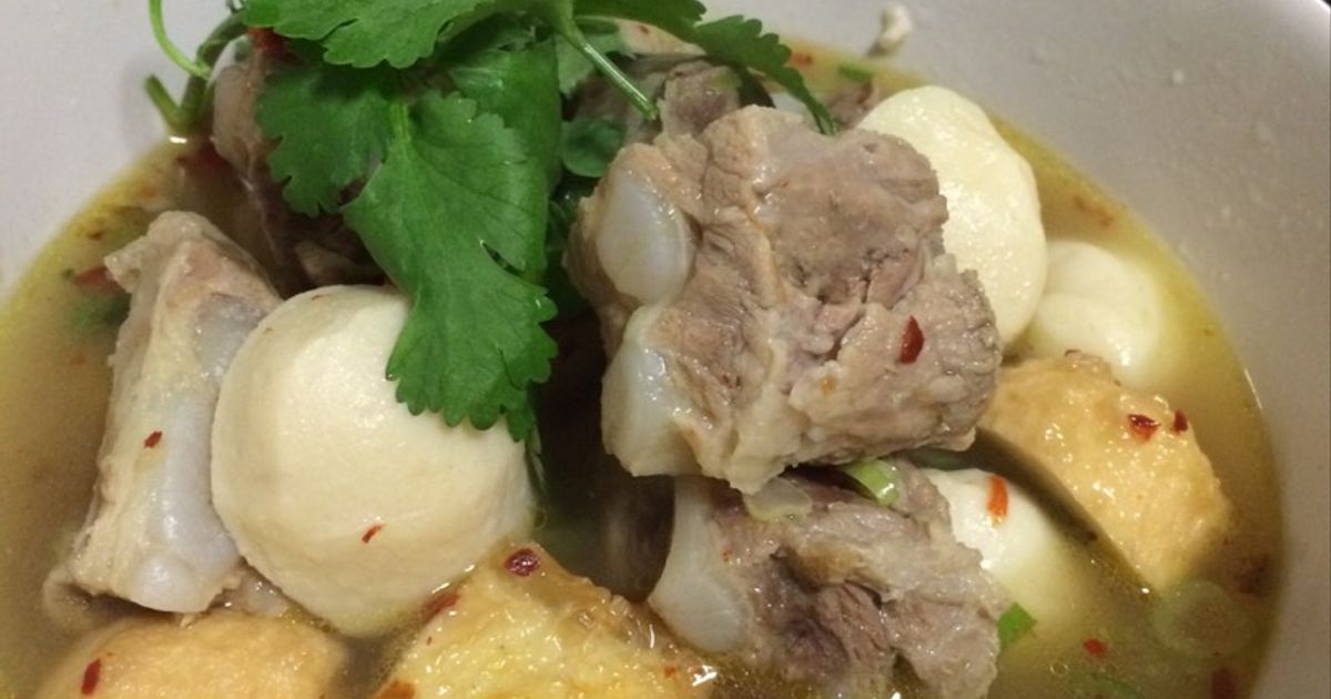 Resep Sup Iga Babi Asam Pedas | Hot & Sour Pork Ribs Soup | oleh ...