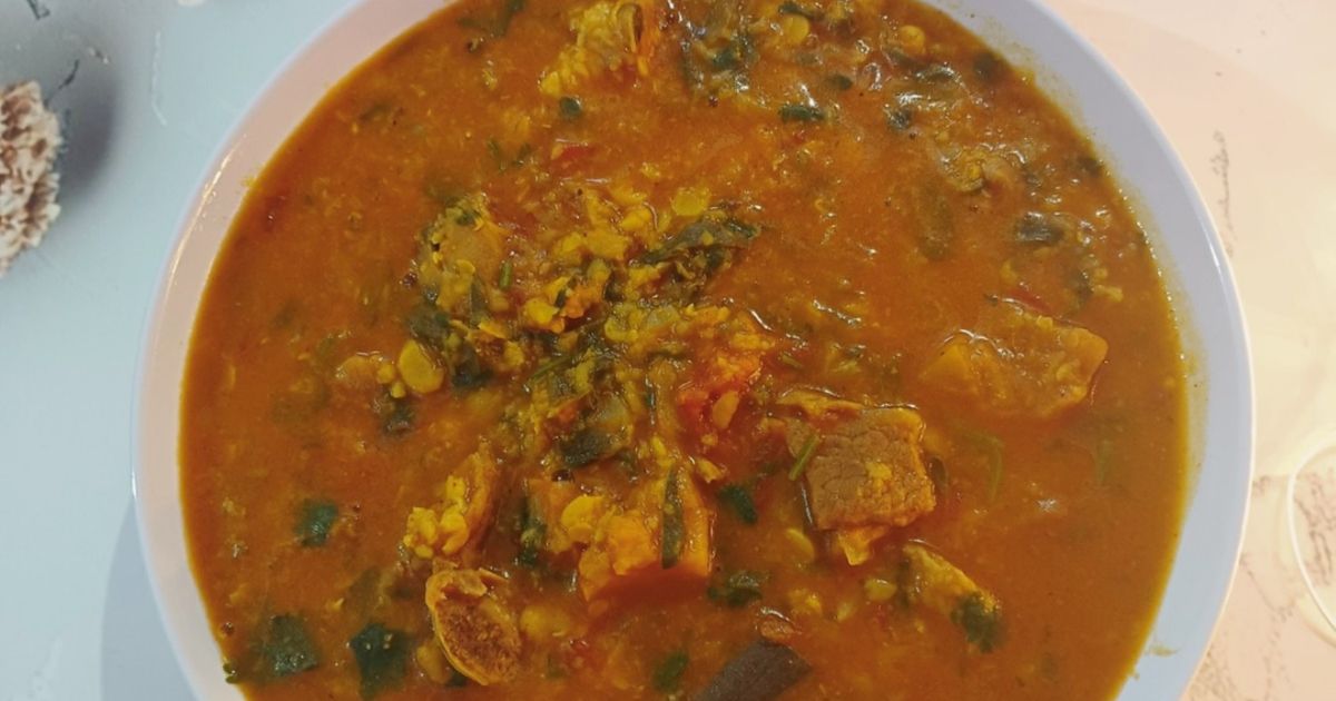 Dhansak Mutton A Parsi Dish With Lentils And Meat Recipe by ZMA - Cookpad