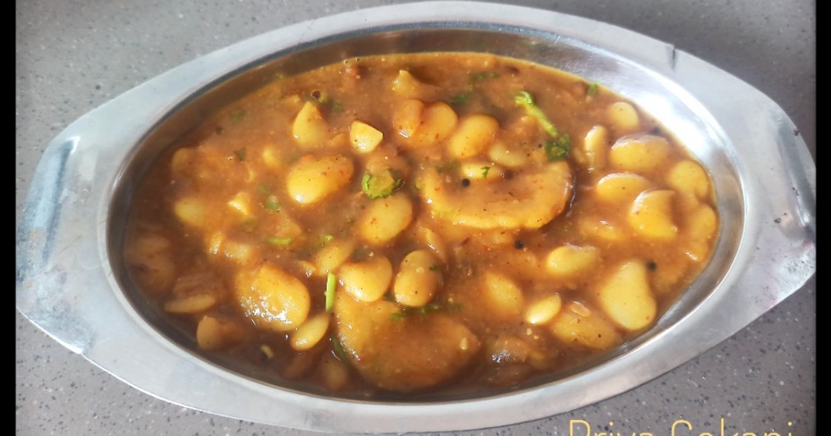 Ranguni Vaal With Dhokli Recipe by Priya Gokani - Cookpad