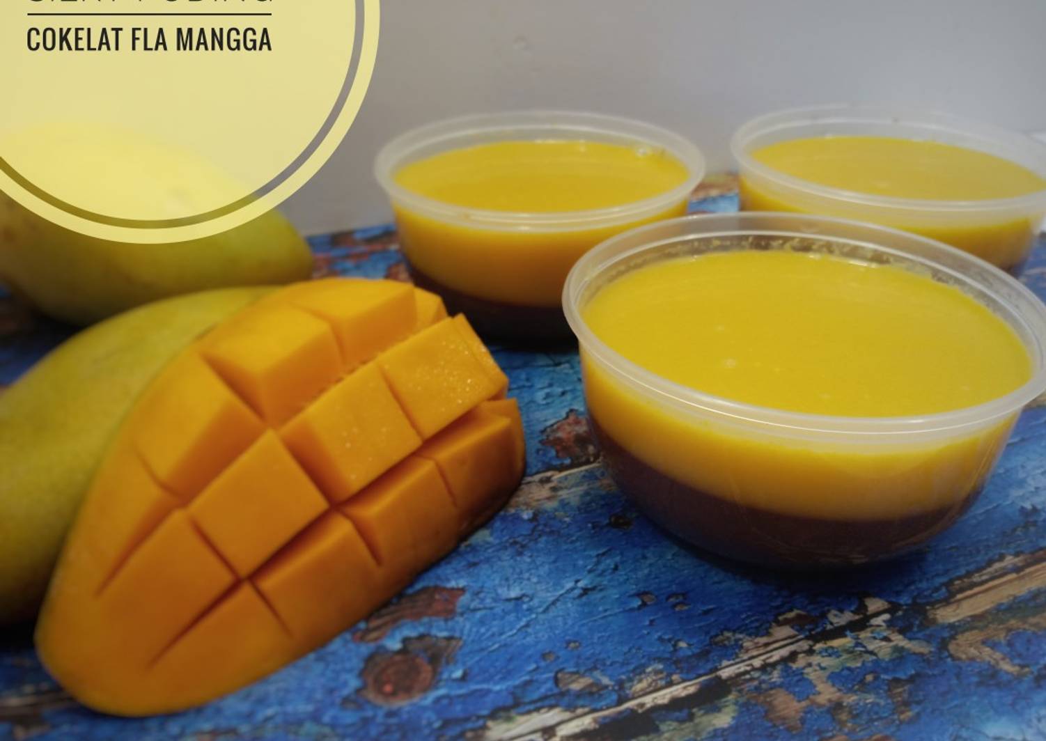 Resep Silky pudding cokelat fla mangga oleh Agung Novianti - Cookpad