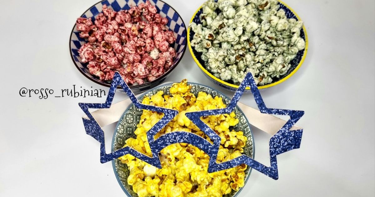 Ricetta Popcorn Colorati di rosso rubinian - Cookpad